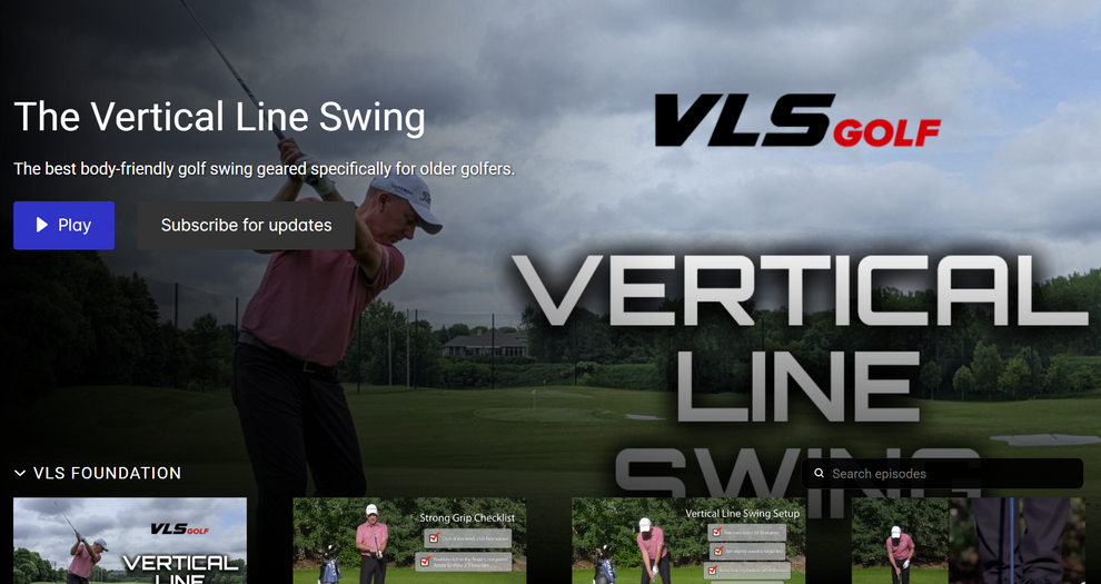 Vertical Line Swing Series – VLS Golf